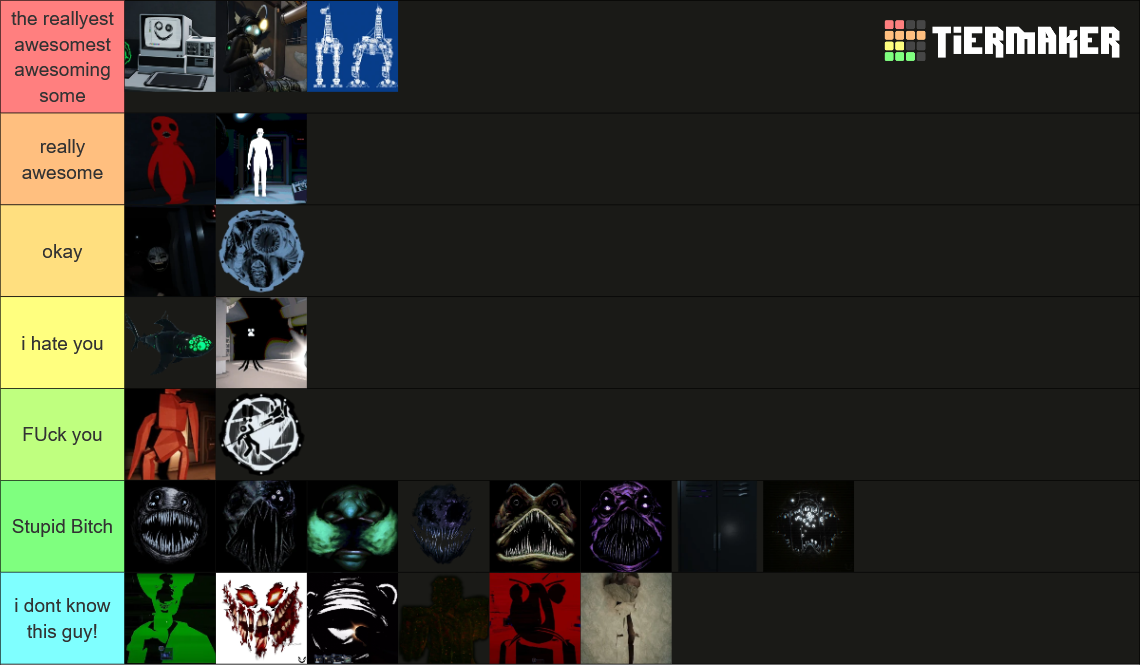 pressure characters!! Tier List (Community Rankings) - TierMaker