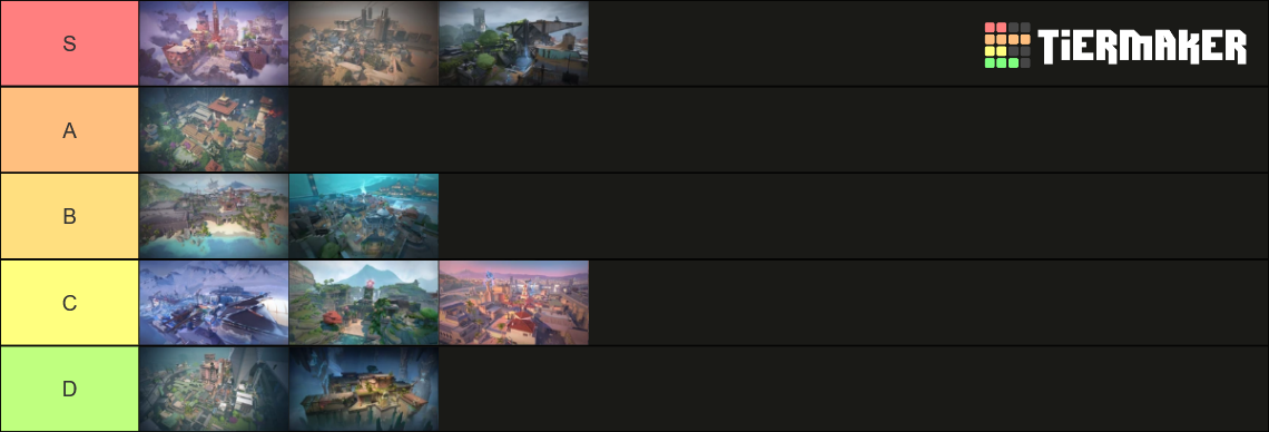 Valorant all Maps (up to abyss) Tier List (Community Rankings) - TierMaker