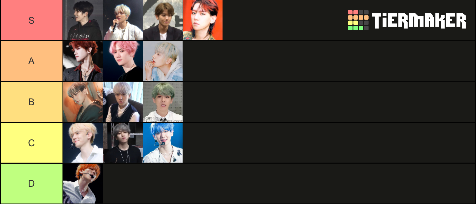 baekhyun hair colors Tier List (Community Rankings) - TierMaker