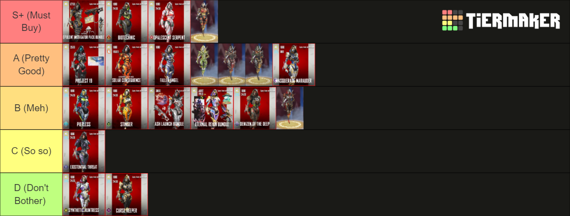 Legendary Ash Skins Apex Legends (Updated Season 18) Tier List (Community Rankings) - TierMaker