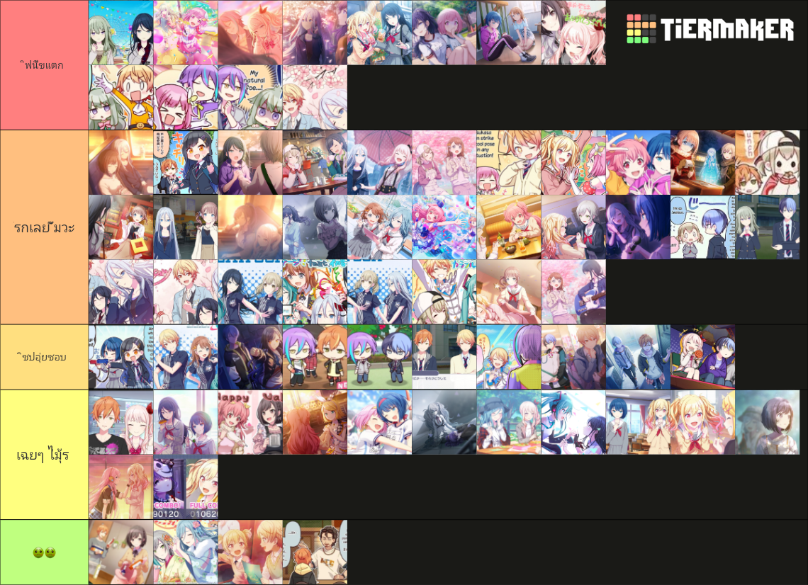 Project Sekai ships Tier List (Community Rankings) - TierMaker
