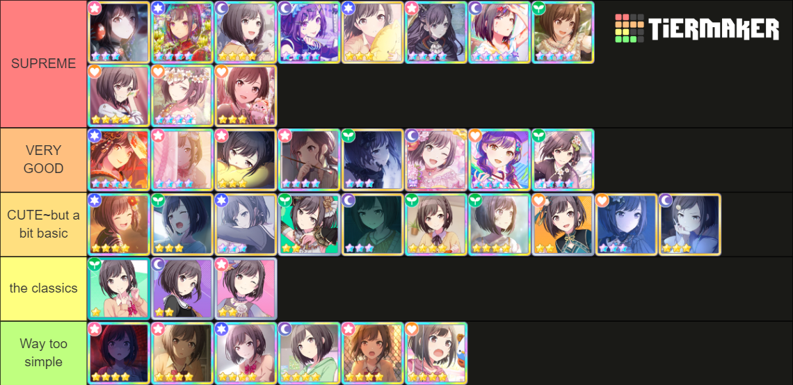Ena Shinonome cards (feb 2023) Tier List (Community Rankings) - TierMaker