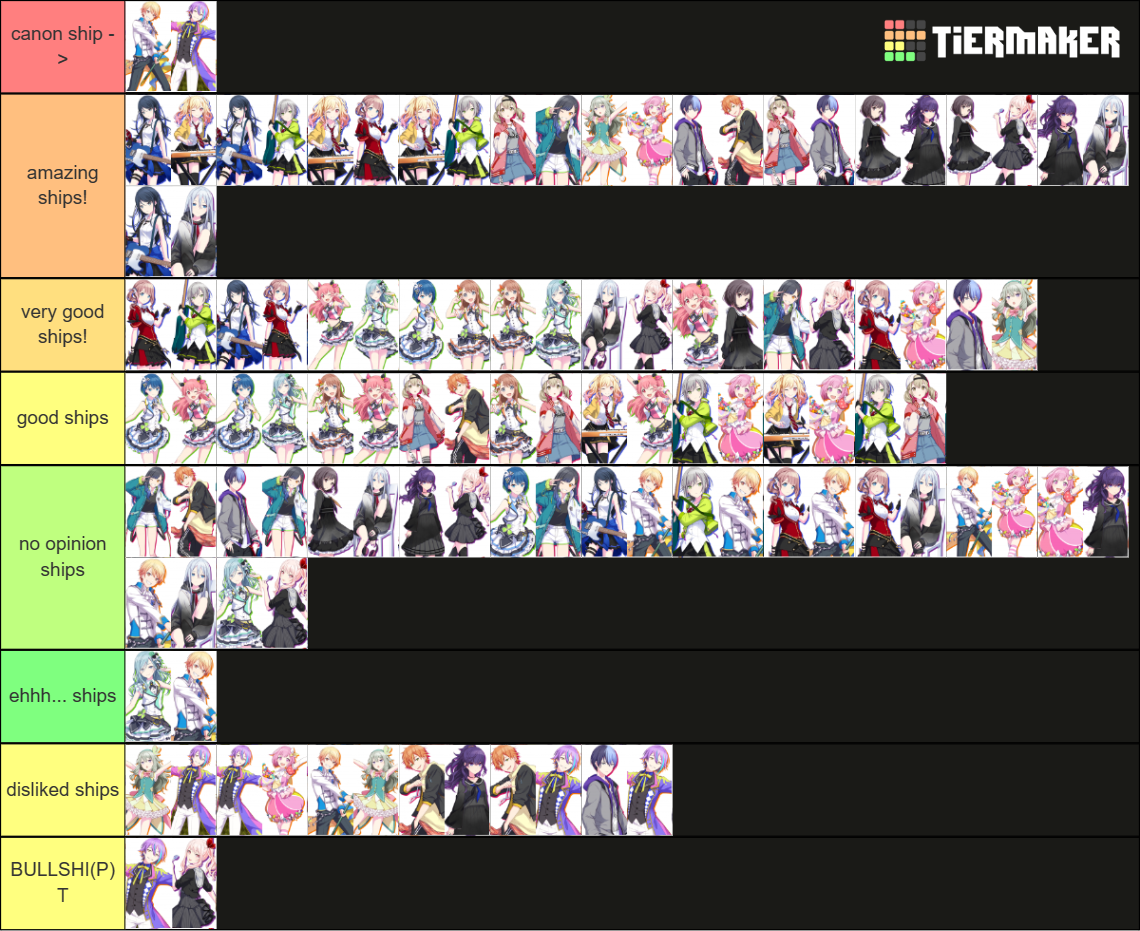 Project Sekai Ships Tier List (Community Rankings) - TierMaker