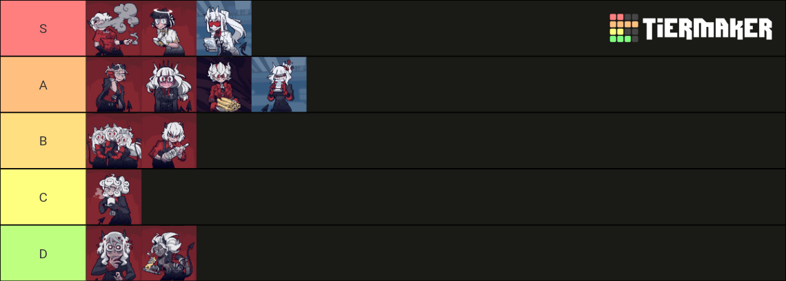 Helltaker (Featuring Examtaker) Tier List (Community Rankings) - TierMaker