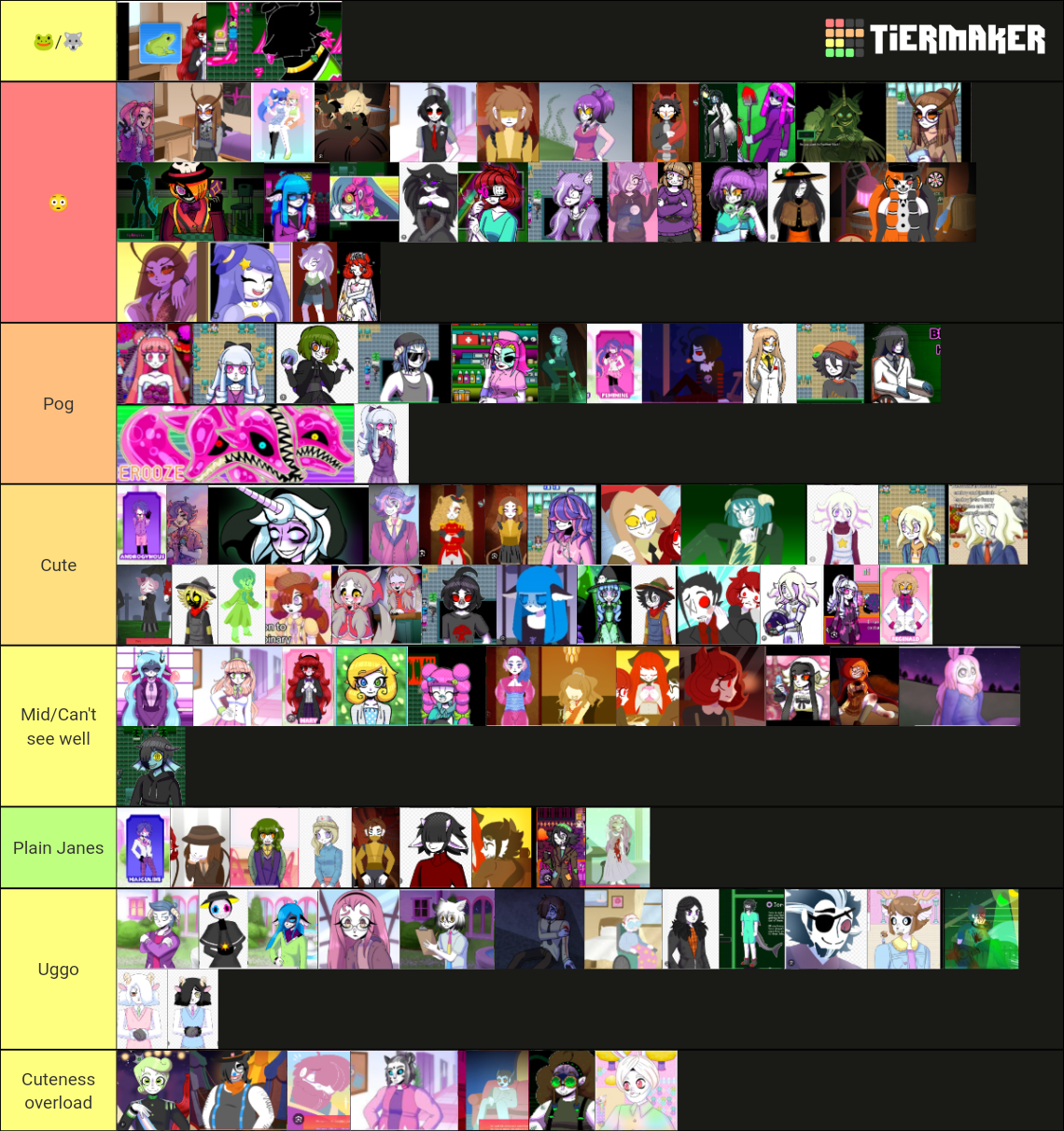 Arcade Kitten character design ranking Tier List (Community Rankings ...