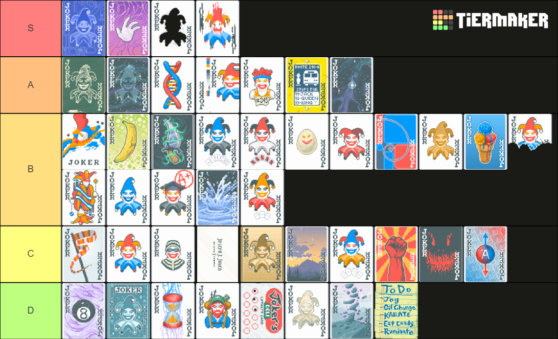 Balatro September Demo Jokers Tier List (Community Rankings) - TierMaker