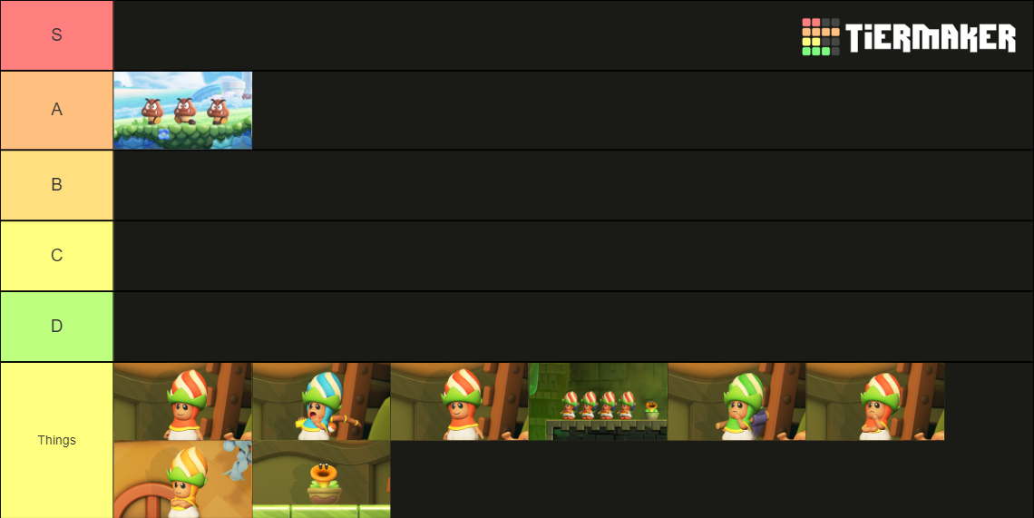 Mario Bros Wonder Levels Tier List (Community Rankings) - TierMaker