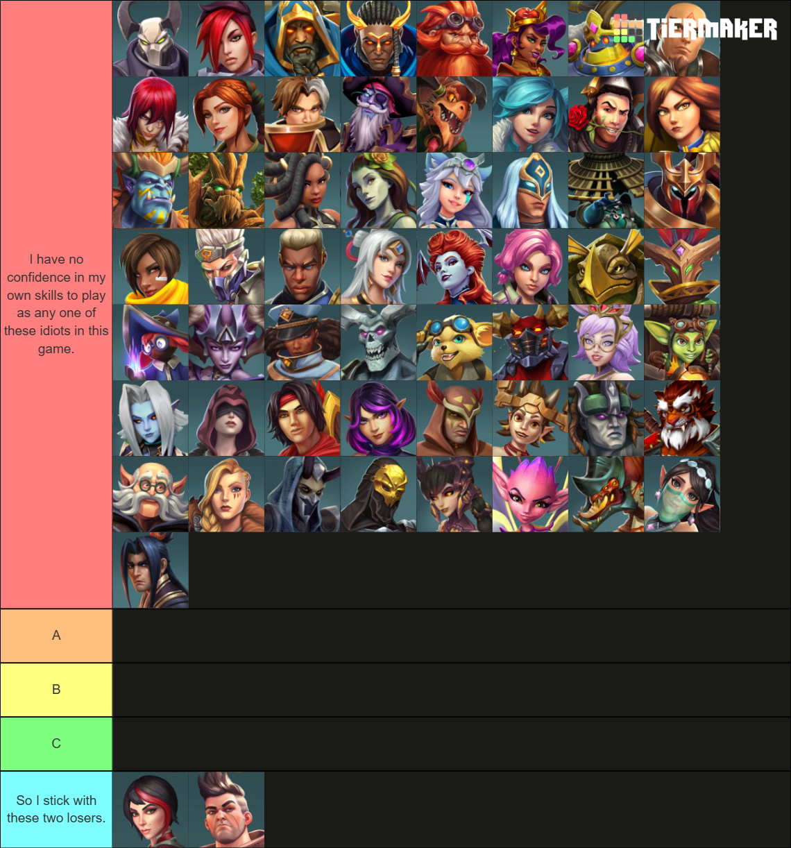 Paladins Champions (Including Omen) Tier List (Community Rankings ...