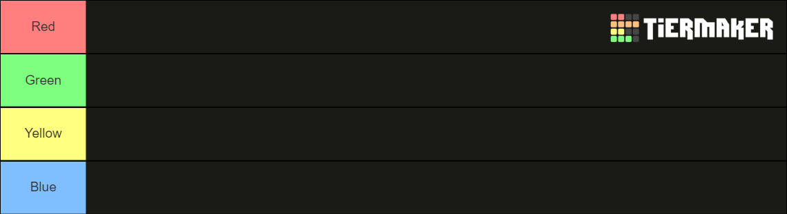 Neopets Default Colors Tier List (Community Rankings) - TierMaker