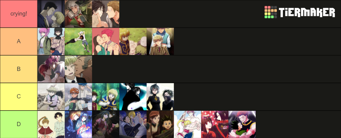 hunter x hunter ships Tier List (Community Rankings) - TierMaker