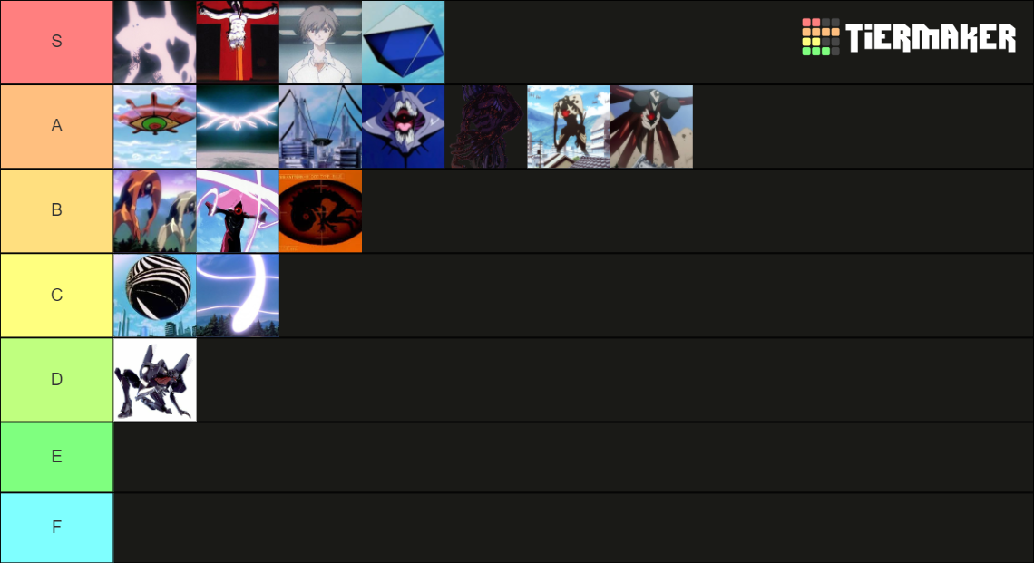 Evangelion Angels Tier List (Community Rankings) - TierMaker