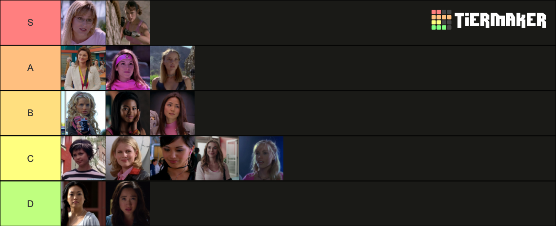 Power Rangers | Every Pink Ranger Tier List (Community Rankings ...