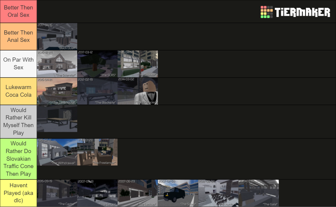 Entry Point Mission Tier List (Community Rankings) - TierMaker