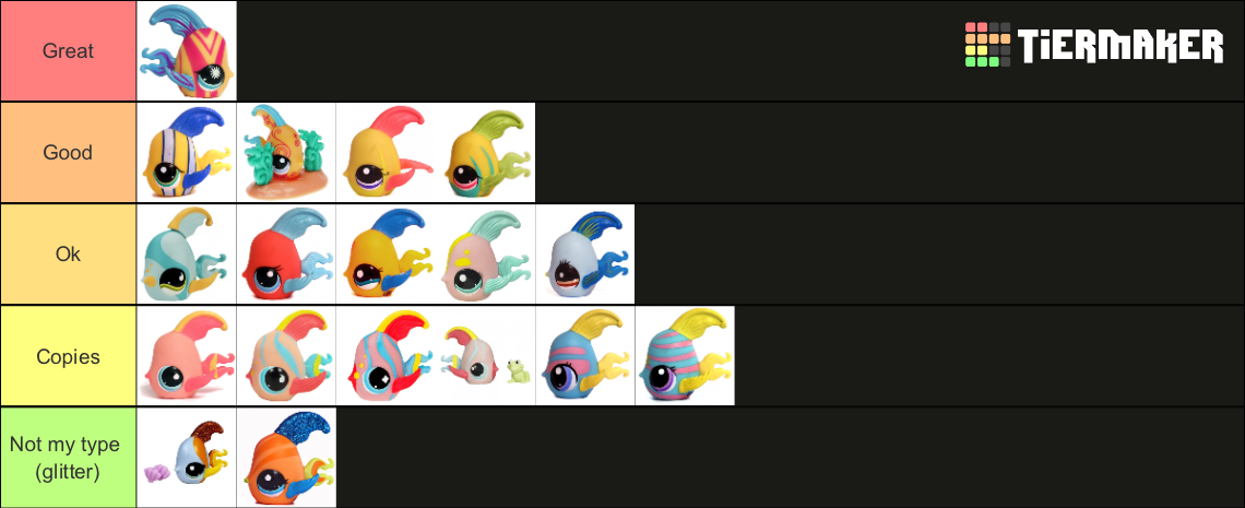 LPS Angelfish Tier List (Community Rankings) - TierMaker
