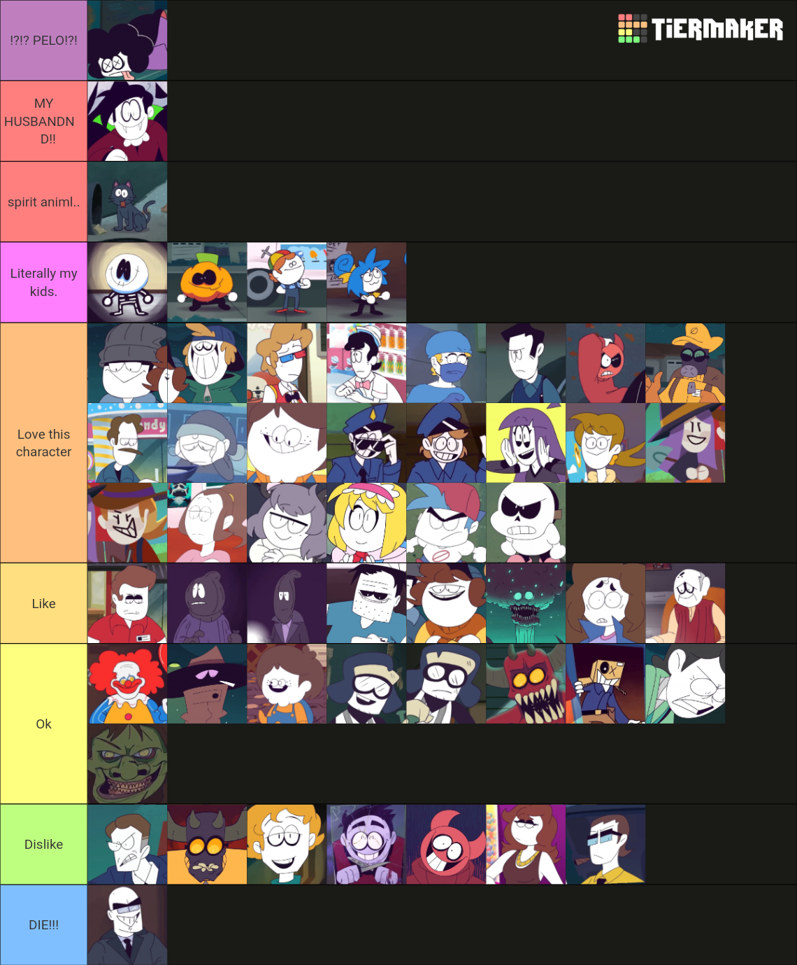 Spooky Month Characters 2022 Tier List (Community Rankings) - TierMaker