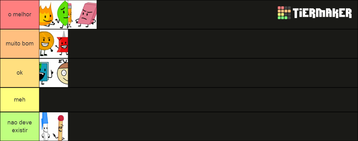 bfdi ships V.1.0 Tier List (Community Rankings) - TierMaker