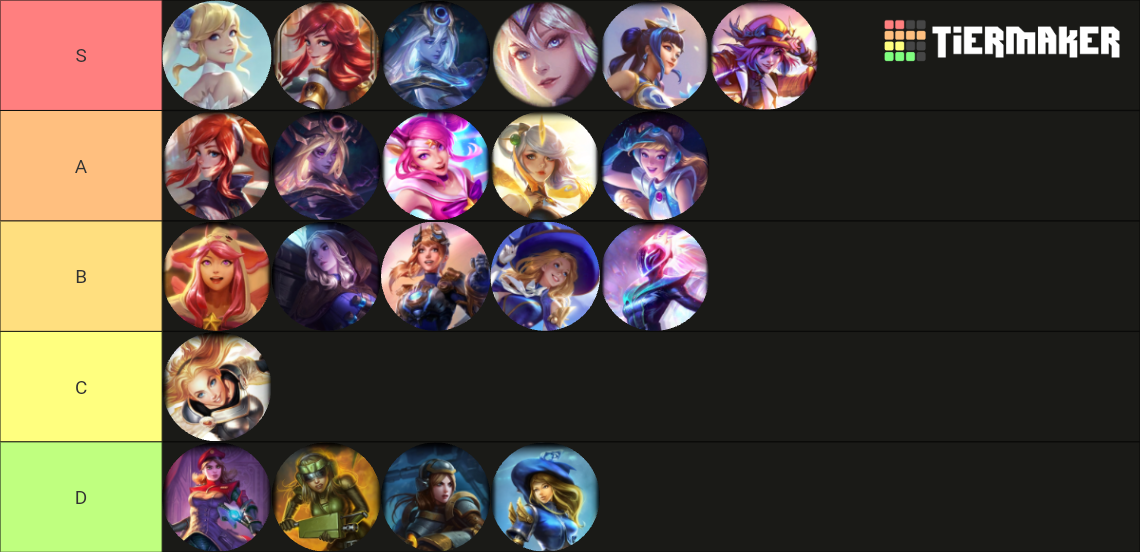Lux Skins All 34 skins, elements included! 8/8/2024 Tier List ...