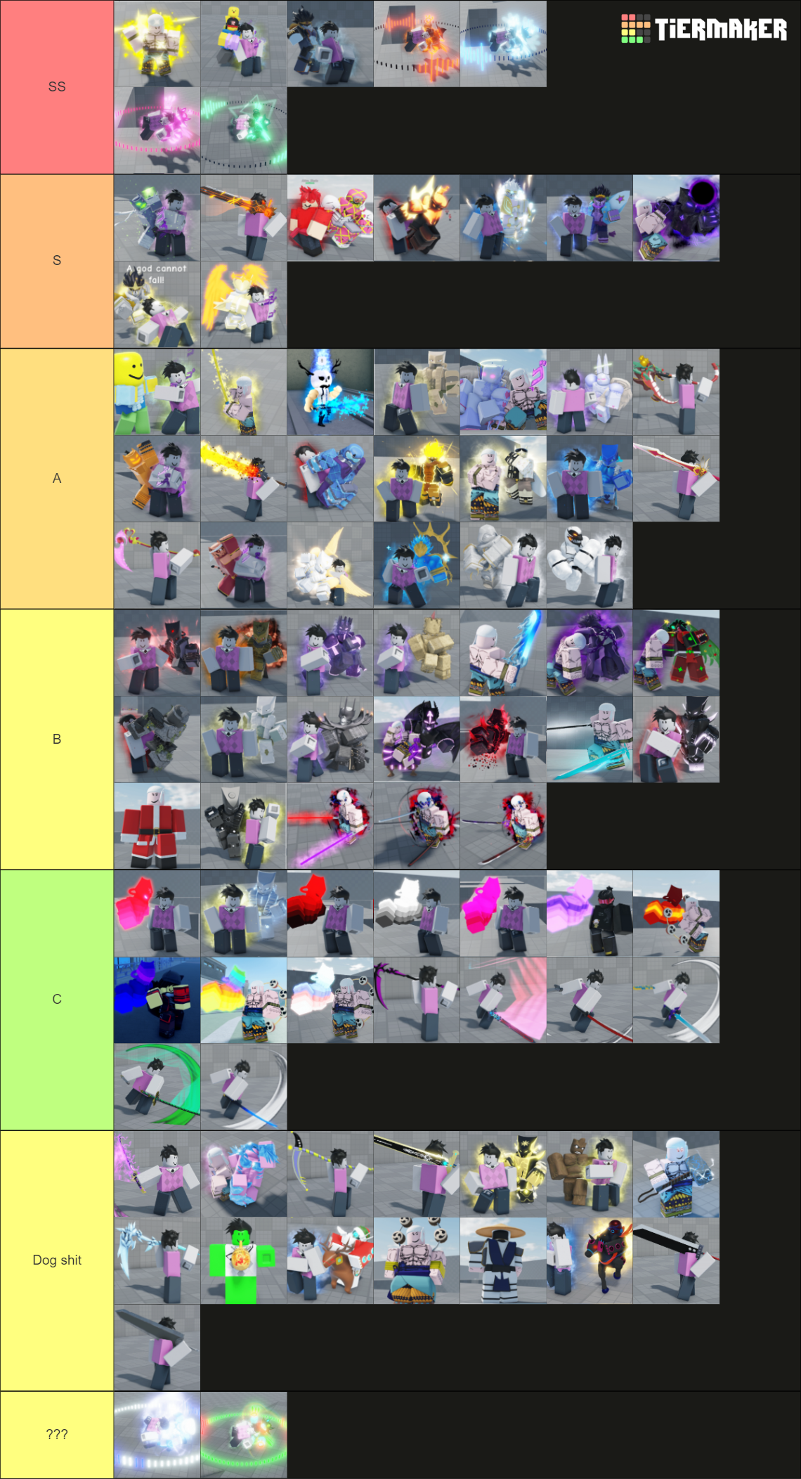AUT SKINS Tier List (Community Rankings) - TierMaker