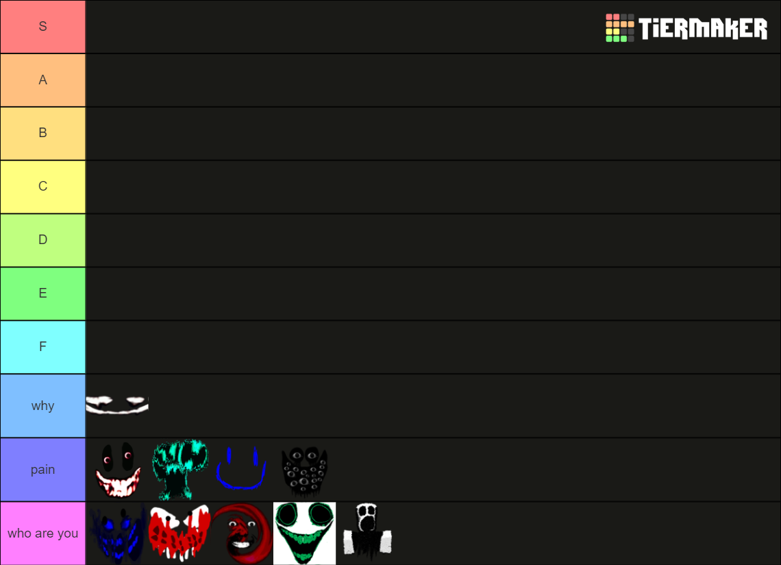 Rooms: Low Detailed + Interminable Rooms Entity Tierlist Tier List ...
