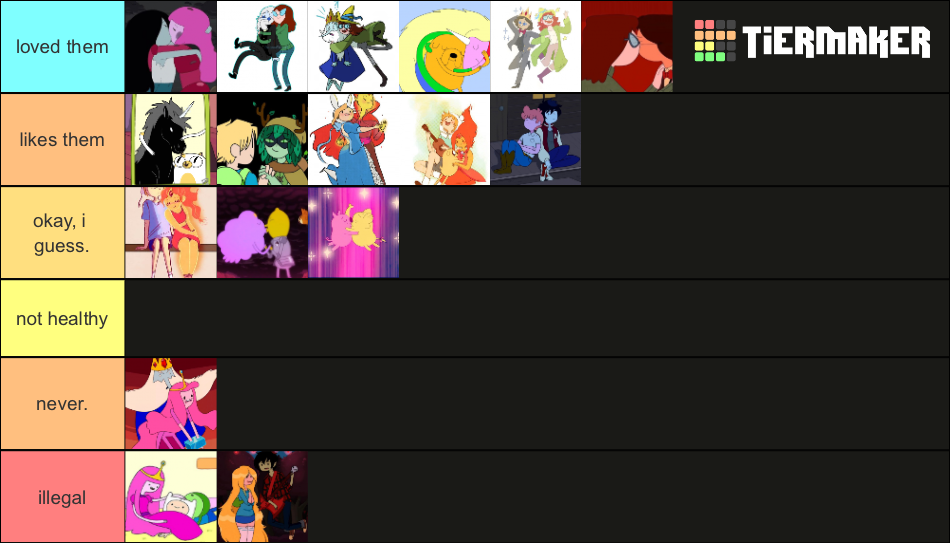 Ships of Adventure Time Tier List (Community Rankings) - TierMaker