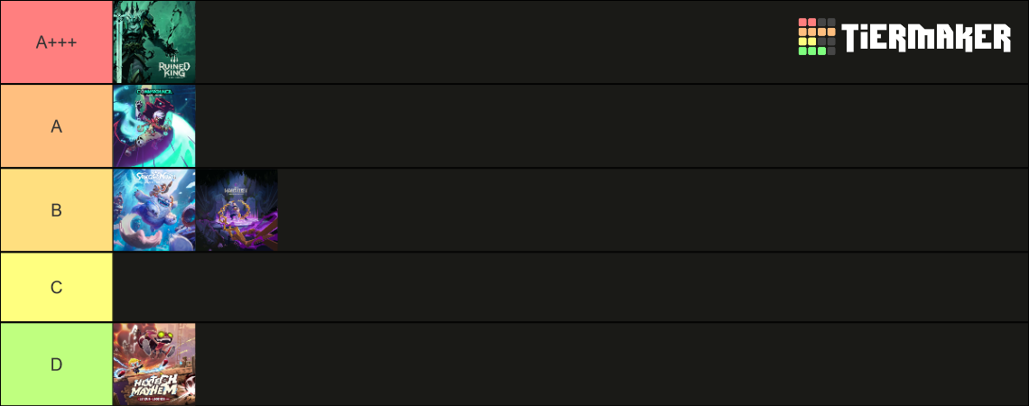 Riot Forge Games Tier List (Community Rankings) - TierMaker