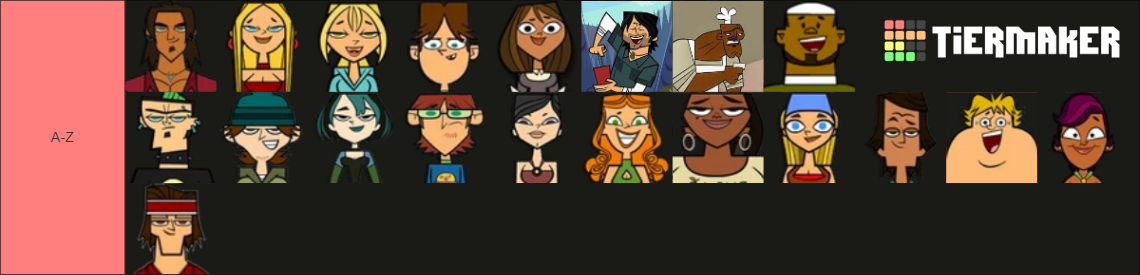 Total Drama World Tour Tier List (Community Rankings) - TierMaker