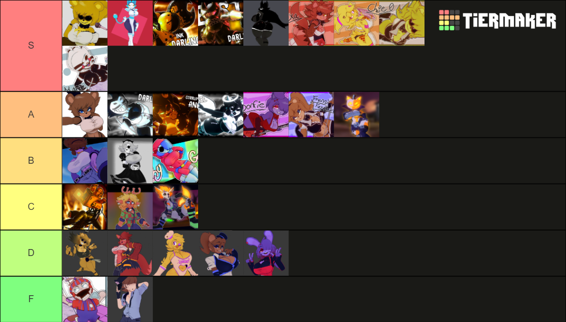 All CryptiaCurves's models Tier List (Community Rankings) - TierMaker