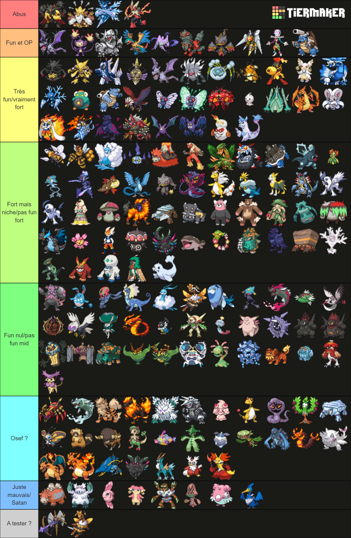 Elite Redux 2.5 Pokemon Tier List (Community Rankings) - TierMaker