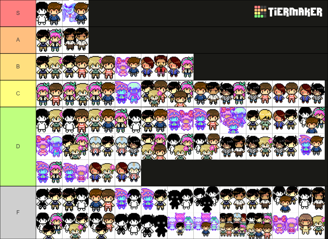 All OMORI ships (69 total) Tier List (Community Rankings) - TierMaker