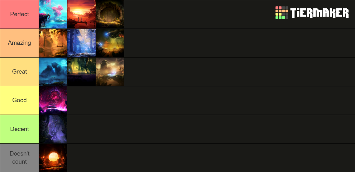 Ori Locations Tier List (Community Rankings) - TierMaker