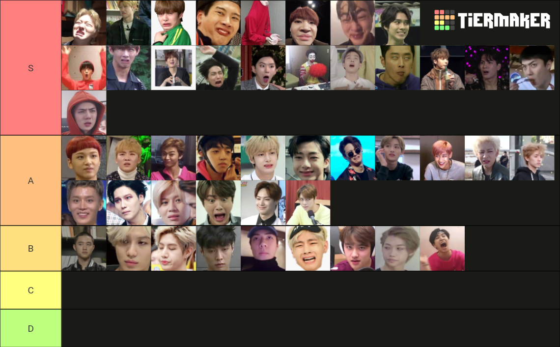 Kpop boy meme face Tier List (Community Rankings) - TierMaker