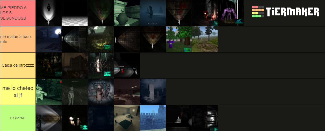 SLENDYTUBBIES MAPS Tier List (Community Rankings) - TierMaker