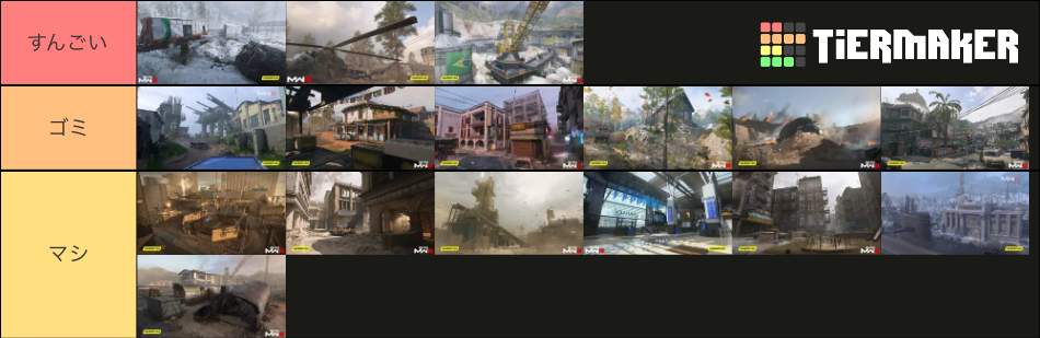 Mw3 2023 Maps Tier List Community Rankings Tiermaker