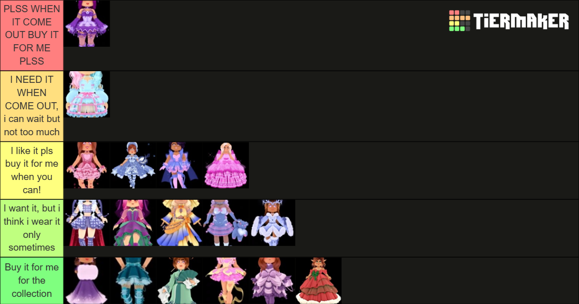 Royals high sets Tier List (Community Rankings) - TierMaker