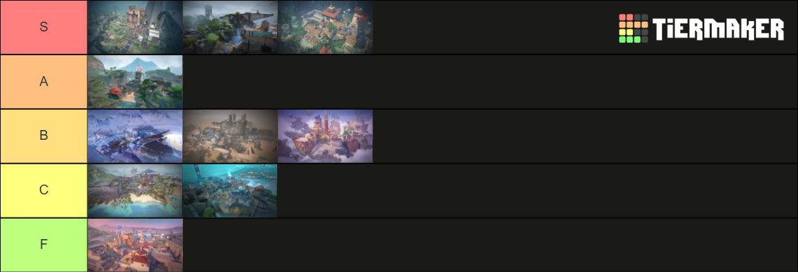 Valorant maps (2024) Tier List (Community Rankings) - TierMaker