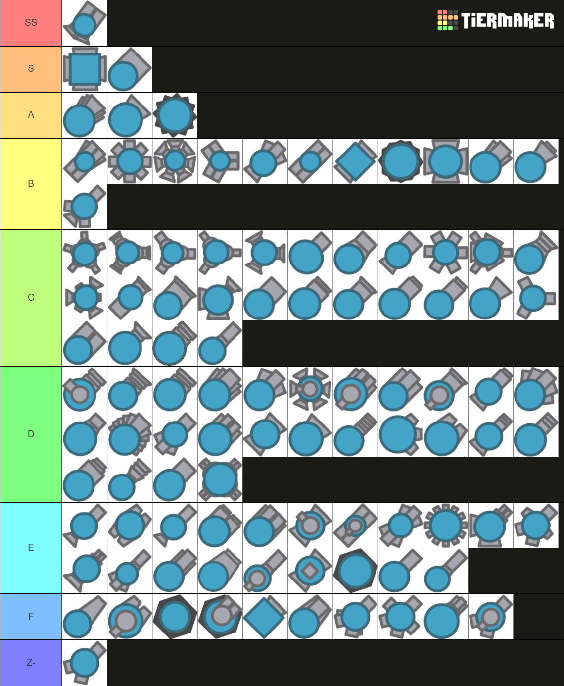 Arras.io Tanks Tier List (Community Rankings) - TierMaker
