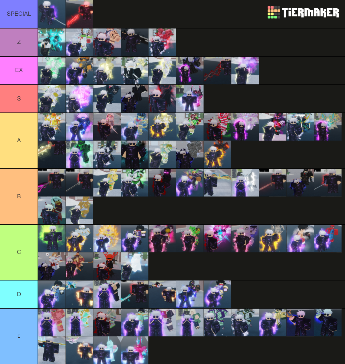 YBA:UOG Trading Tierlist Tier List (Community Rankings) - TierMaker