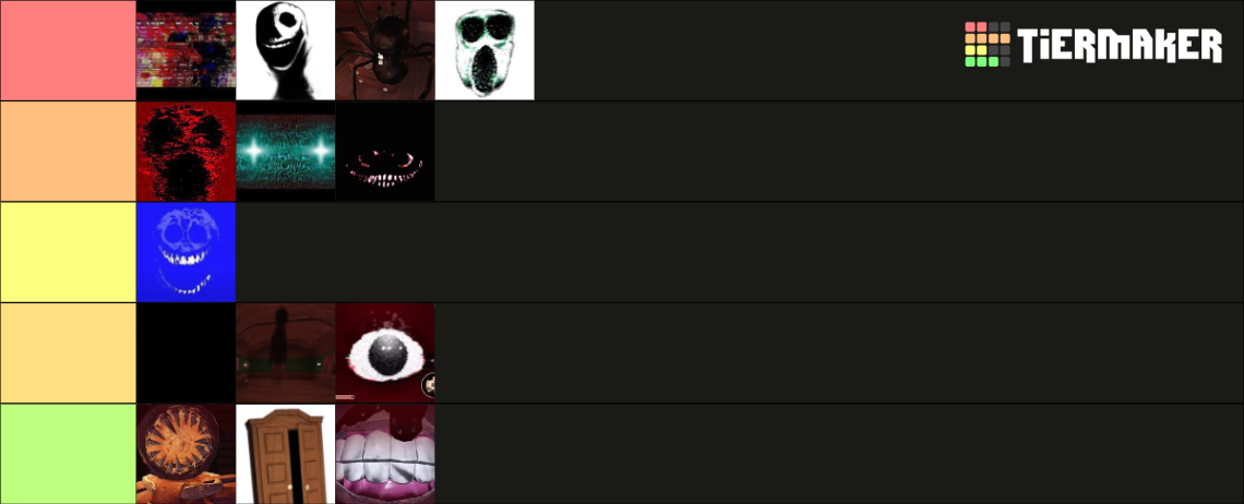 Doors entity jumpscares ranked Tier List (Community Rankings) - TierMaker