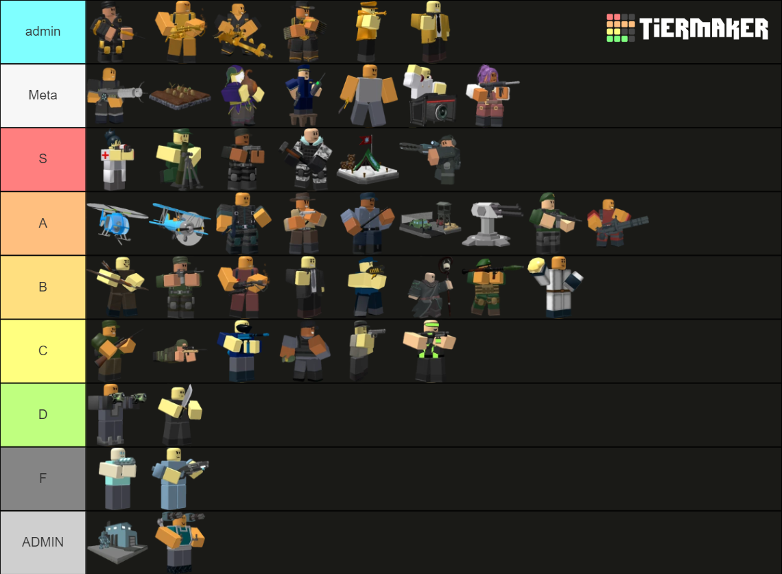 TDS TOWERS NOVEMBER 2023 (ALL EVENT TOWERS) Tier List (Community Rankings) - TierMaker