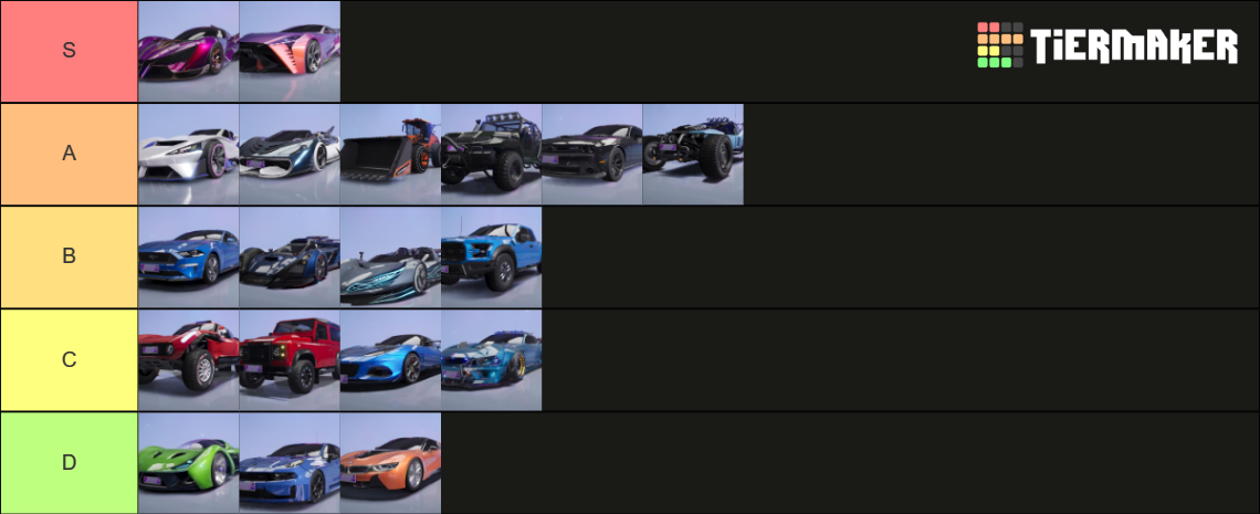Ace Racer cars - Interceptors Tier List (Community Rankings) - TierMaker