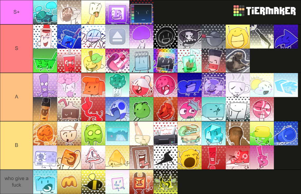 Animatic Battle Characters 2024 Tier List (Community Rankings) - TierMaker