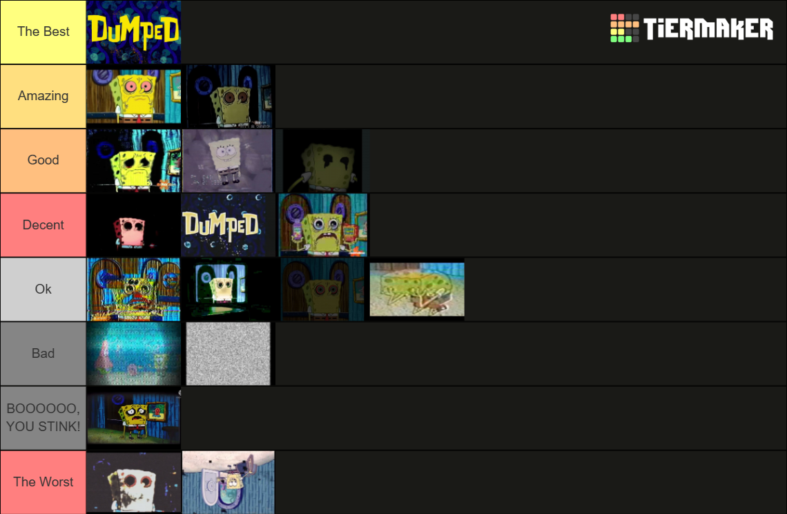 SpongeBob Bootleg Remakes Tier List (Community Rankings) - TierMaker