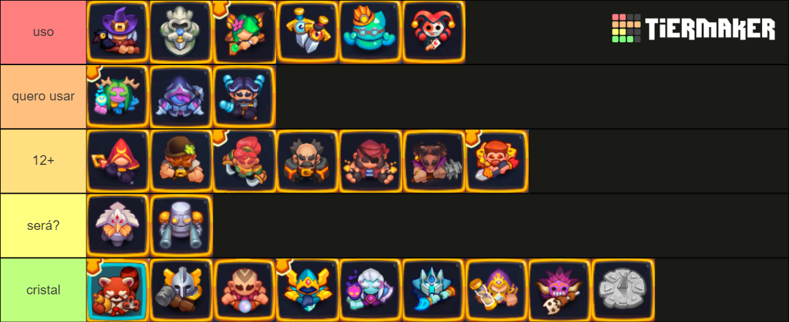 Rush Royale tiers Tier List (Community Rankings) - TierMaker