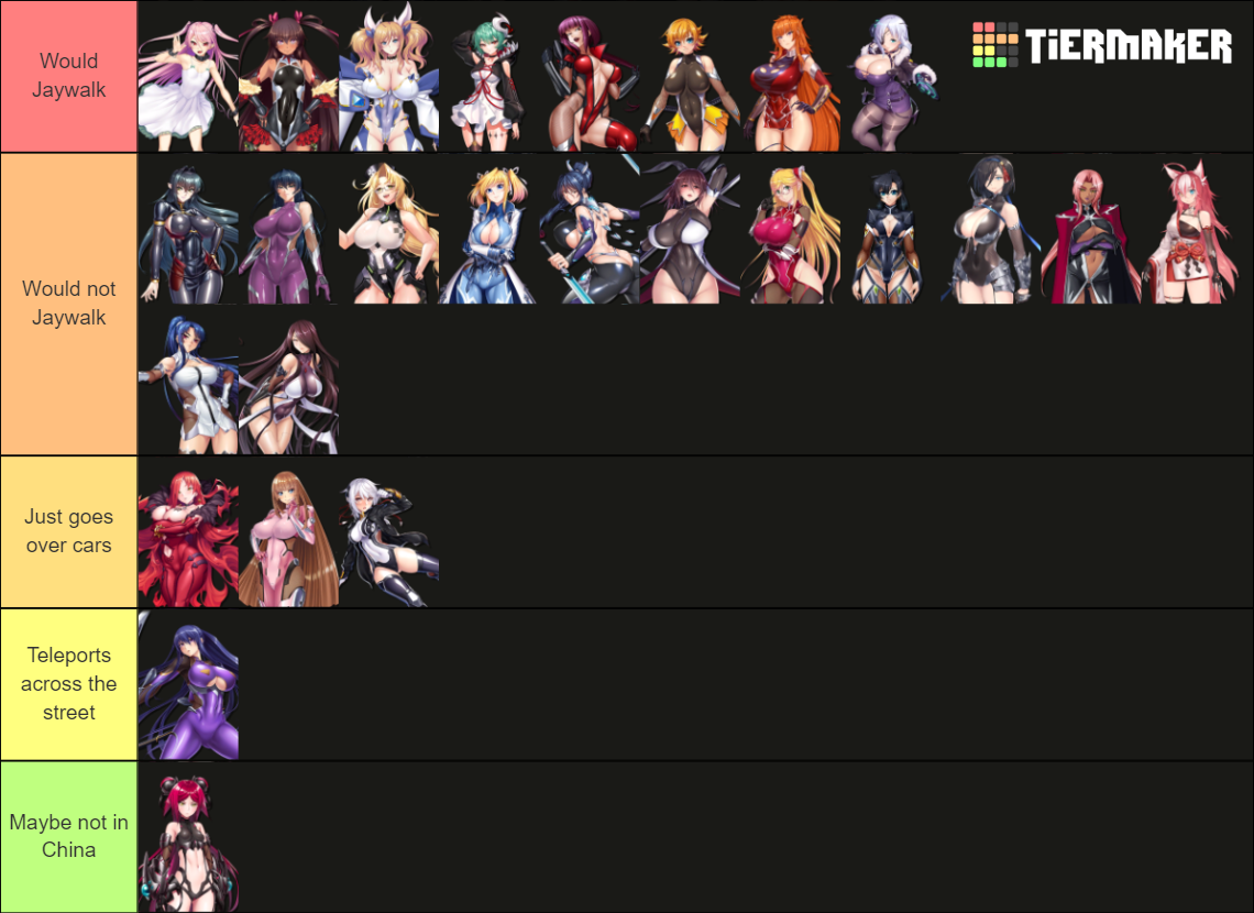 Action Taimanin Characters Tier List (Community Rankings) - TierMaker
