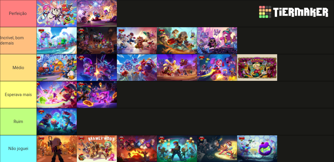 Brawl Stars all seasons of Brawl Pass (season 25) Tier List (Community ...