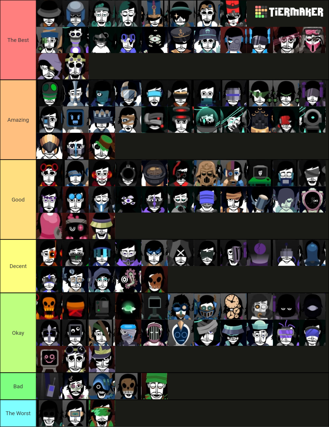 All Sepbox Characters Tier List (Community Rankings) - TierMaker