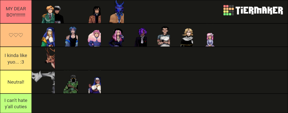 8:11 game Tier List (Community Rankings) - TierMaker