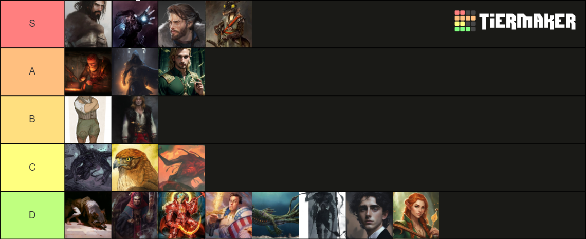dnd npc tierlist Tier List (Community Rankings) - TierMaker