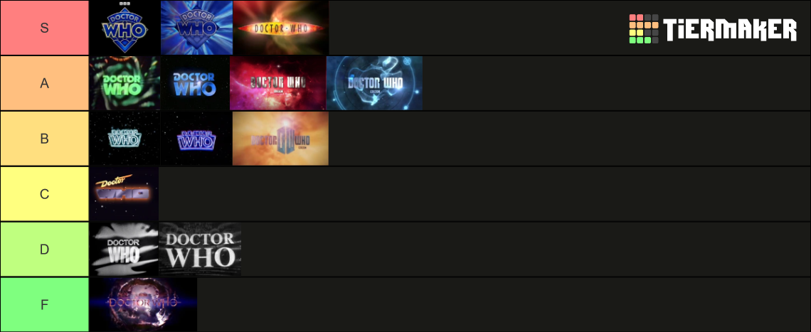 Doctor Who Intro Sequences Tier List (Community Rankings) - TierMaker