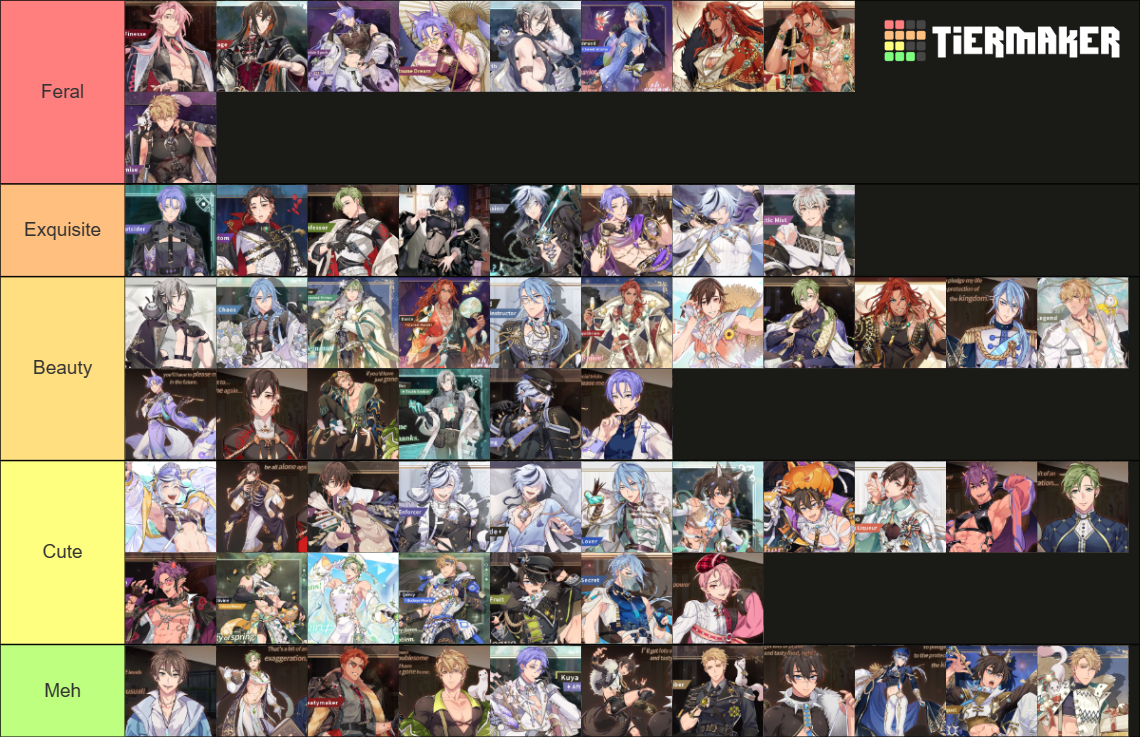 NuCarnival Skins (SR+SSR) Tier List (Community Rankings) - TierMaker